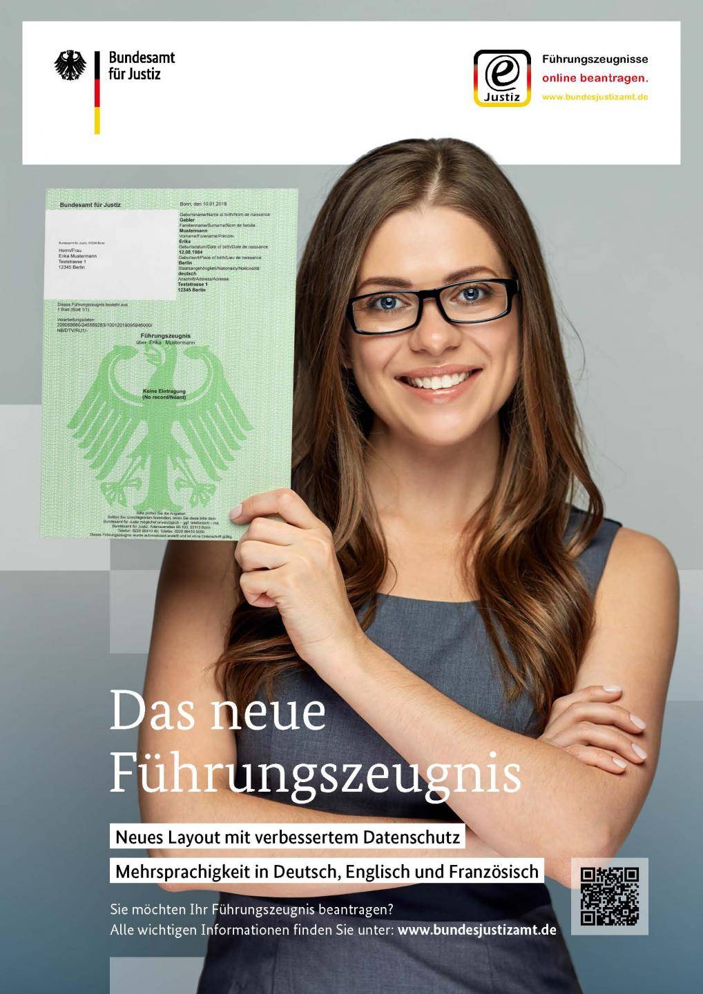 Neues Führungszeugnis - übersichtlicher und mehrsprachig